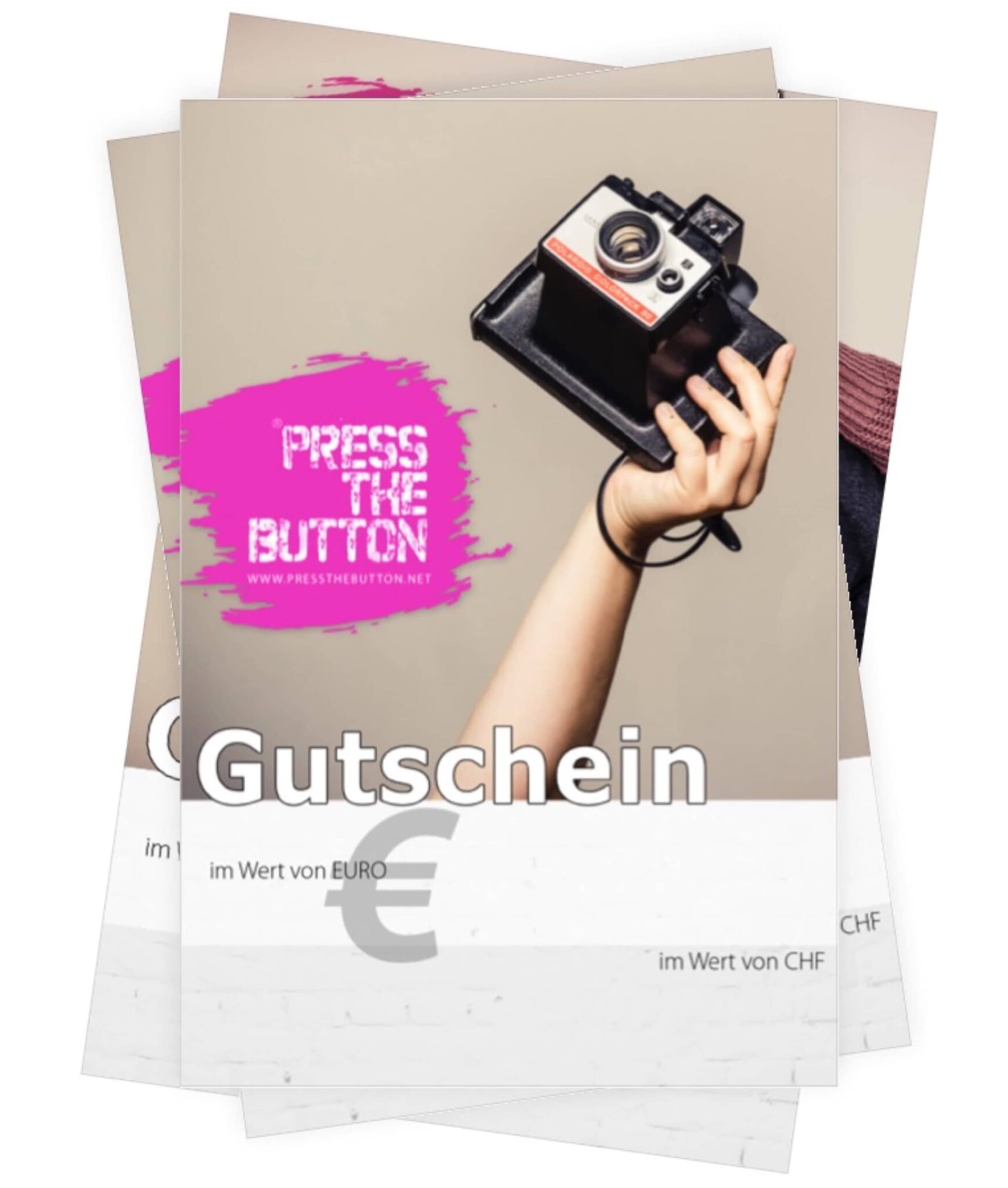 Fotoshooting Gutscheine von PRESS THE BUTTON